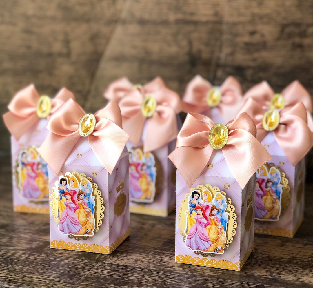 Princess Favor Boxes, Princess Party Decorations, Princess Party Favor ...