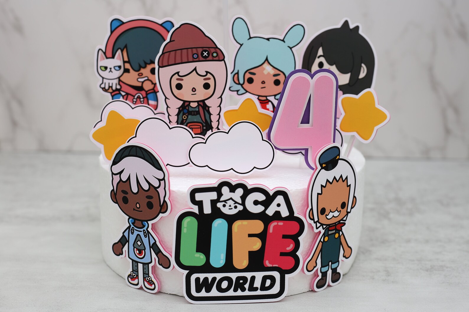 Toca Life Cake Topper, Toca Life World Cake Topper, Toca Life Birthday ...