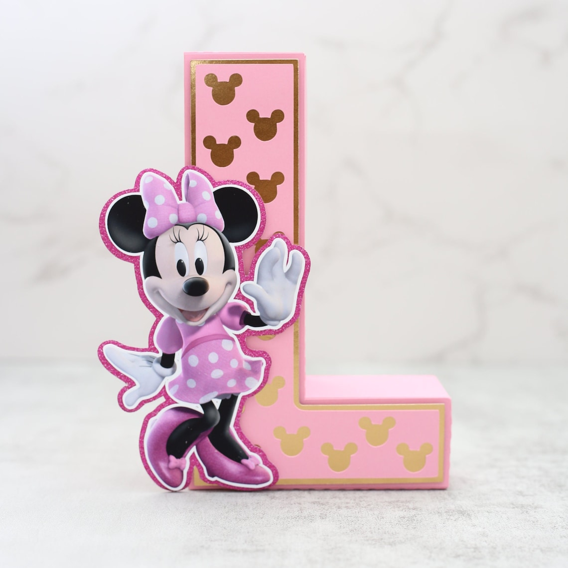 Minnie Mouse 3D Letters Minnie Mouse First Birthday Minnie | Etsy