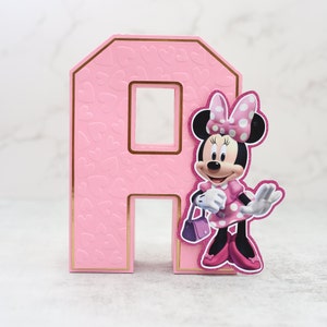 Minnie Mouse 3D Letters, Minnie Mouse First Birthday, Minnie Mouse ...