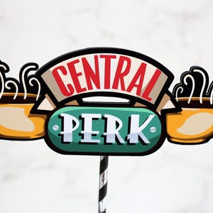 Friends Cake Topper - Central Perk Birthday Party Decor - Personalized ...