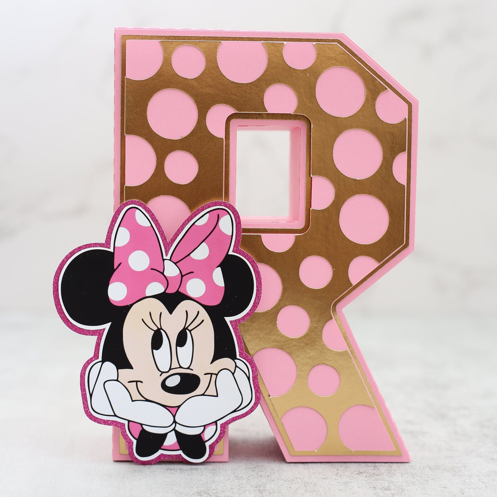 Minnie Mouse 3D Letters Minnie Mouse First Birthday Minnie | Etsy