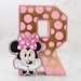 Minnie Mouse 3D Letters Minnie Mouse First Birthday Minnie - Etsy