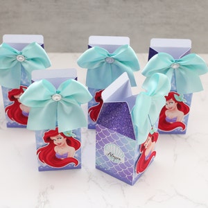 The Little Mermaid Favor Box, Ariel Little Mermaid Inspired Candy Box ...