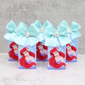The Little Mermaid Favor Box, Ariel Little Mermaid Inspired Candy Box ...