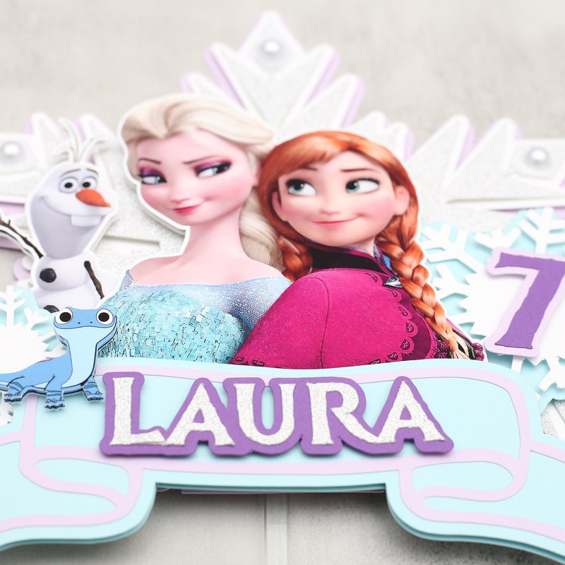 Frozen Cake Topper - Etsy