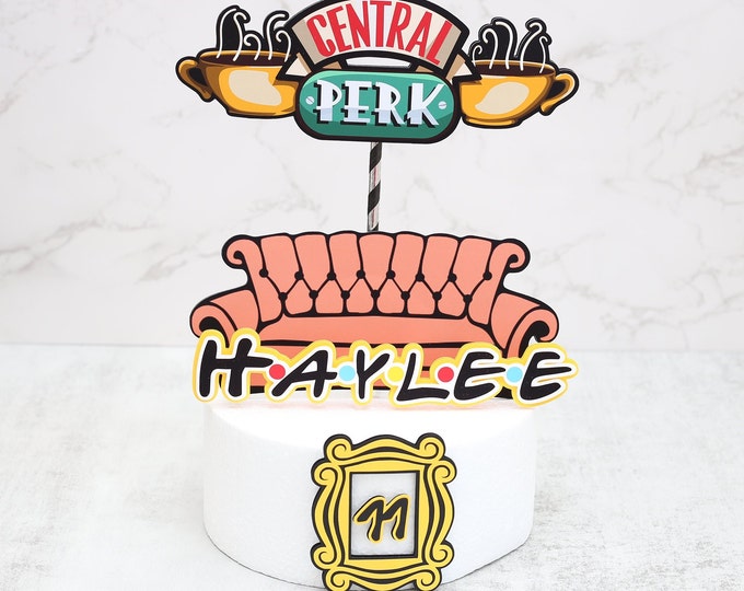 Friends Cake Topper Personalized, Cake Topper Friends, Friends Party ...