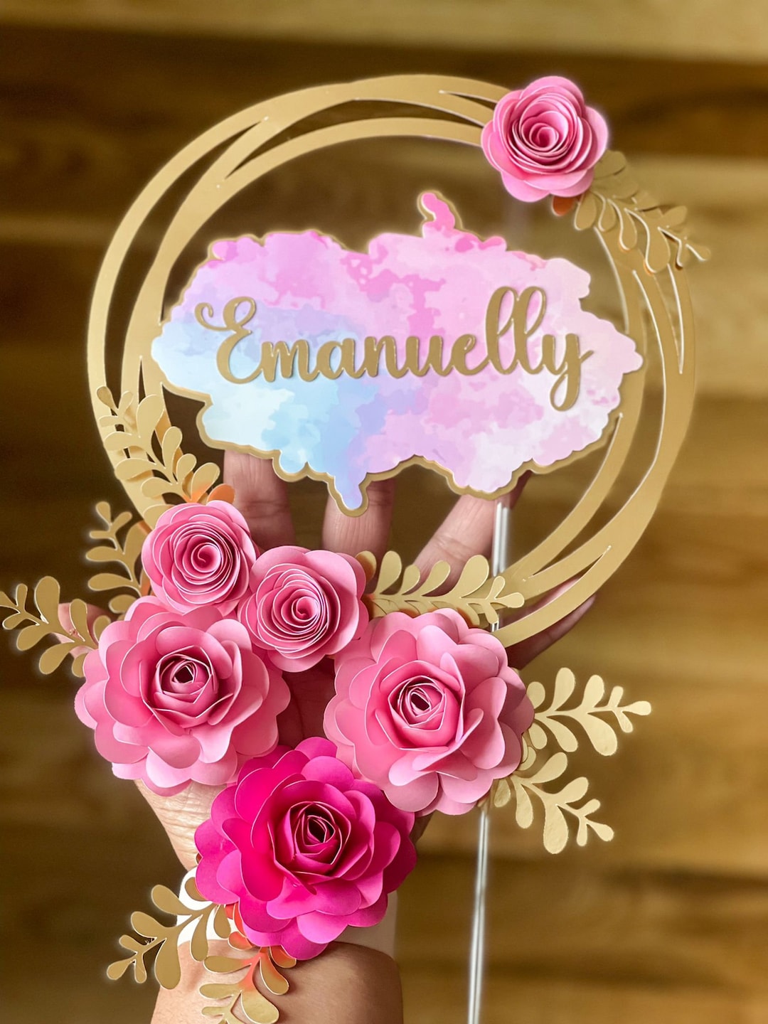 Cake Topper Flowers - Etsy
