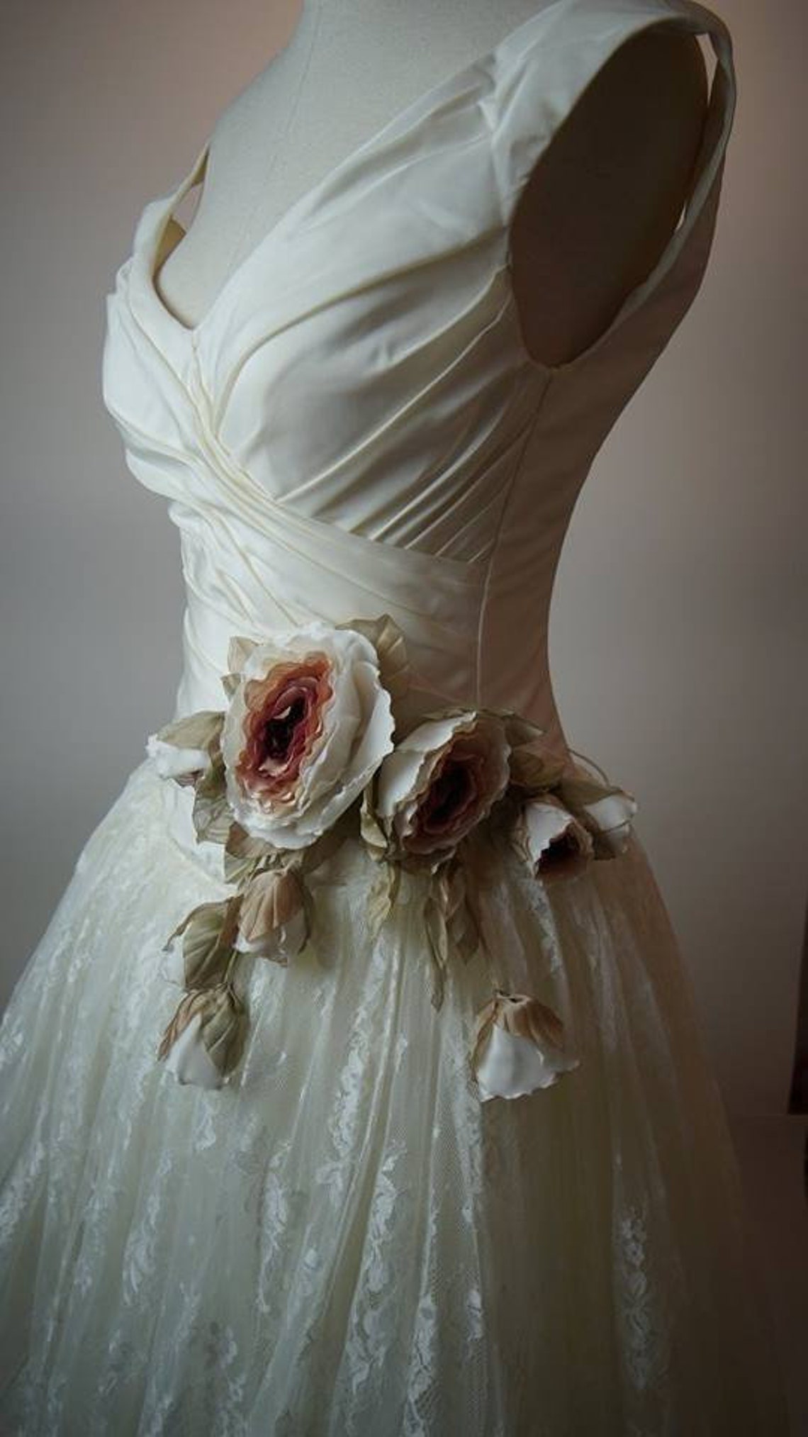 Off White Elegant Wedding Dress - Etsy