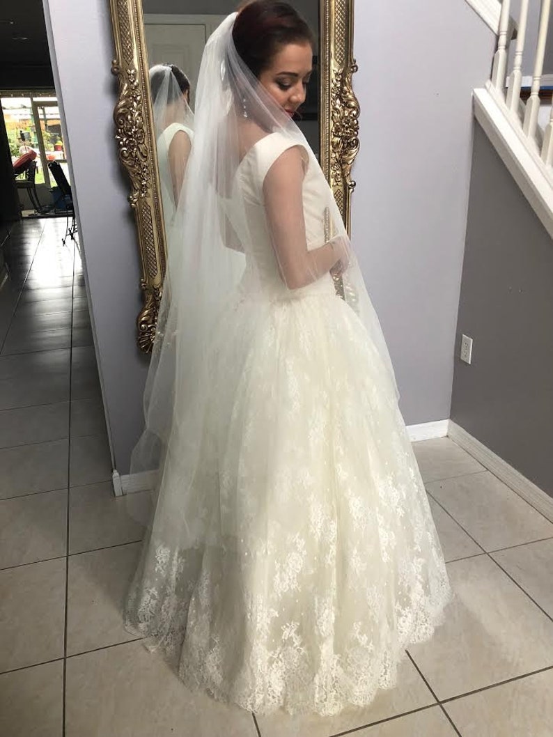 Off White Elegant Wedding Dress - Etsy