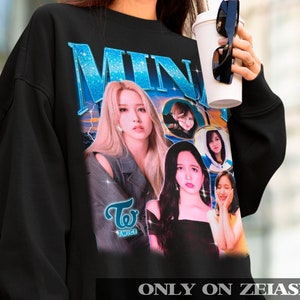 Twice Mina Retro 90s Sweatshirt Kpop Bootleg Hoodie Kpop Merch Kpop ...