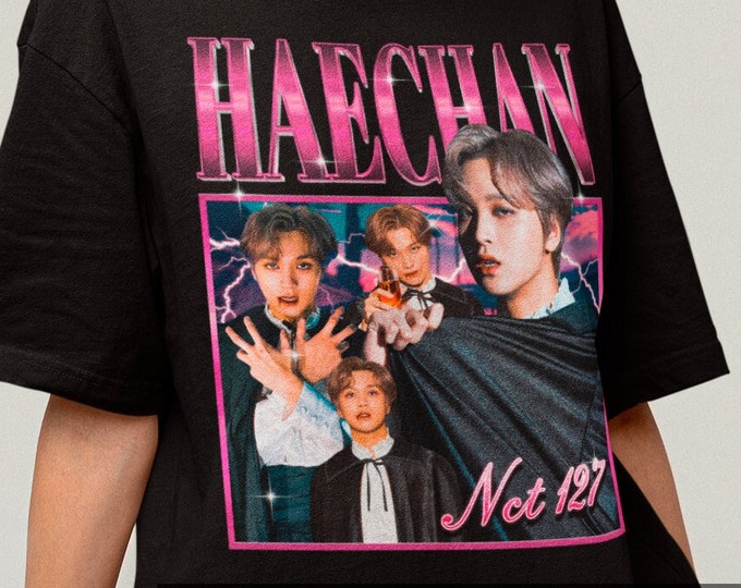NCT 127 Haechan Retro Classic Tee - Nct T-shirt - Kpop Botleg Shirt ...
