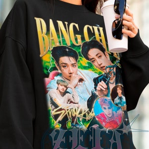 Stray Kids Bangchan Retro Bootleg Sweatshirt & Hoodie Stray Kids Hoodie ...