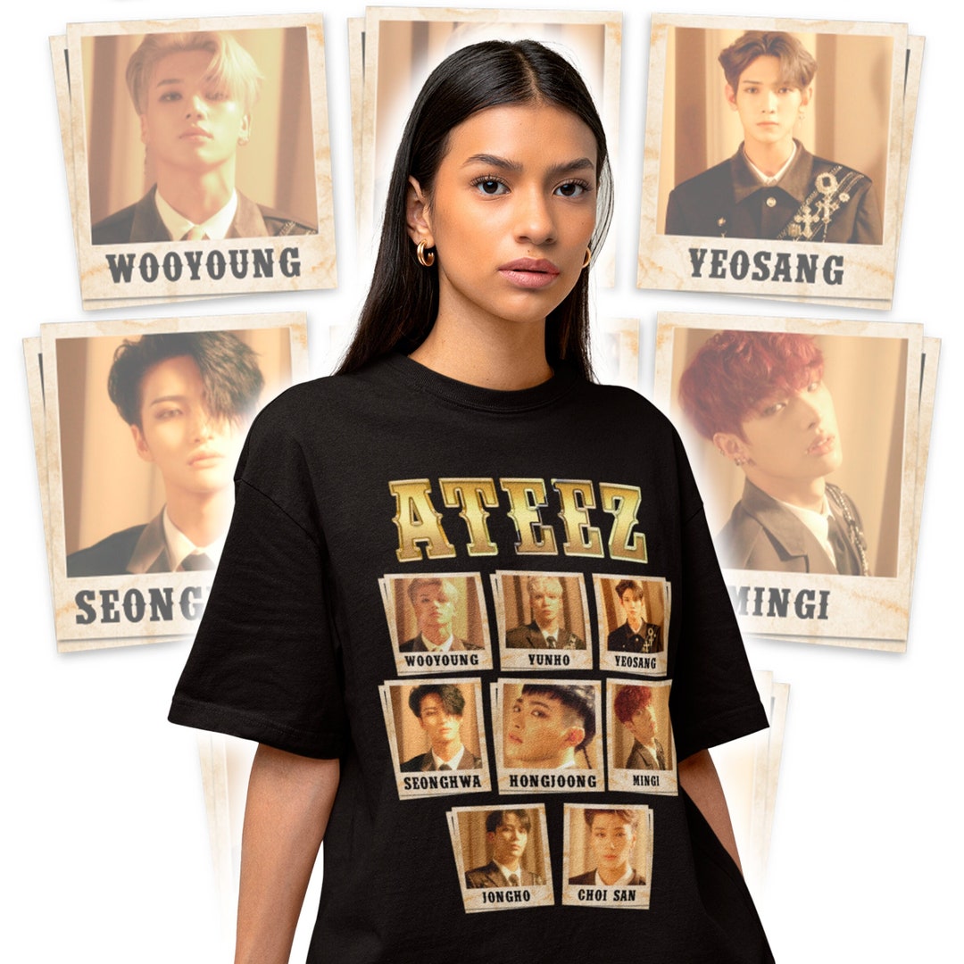 Ateez Collage Shirt Ateez Kpop Sweatshirt Ateez Kpop Merch Ateez Kpop ...