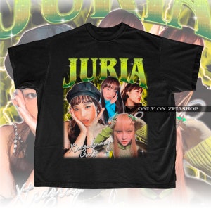 XG Juria Bootleg 90s Tee Xg Retro T-shirt Kpop Merch Kpop Shirt Jpop ...