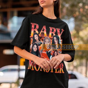 RETRO BABYMONSTER KPOP Shirt, Babymonster Kpop Sweater & Hoodie ...