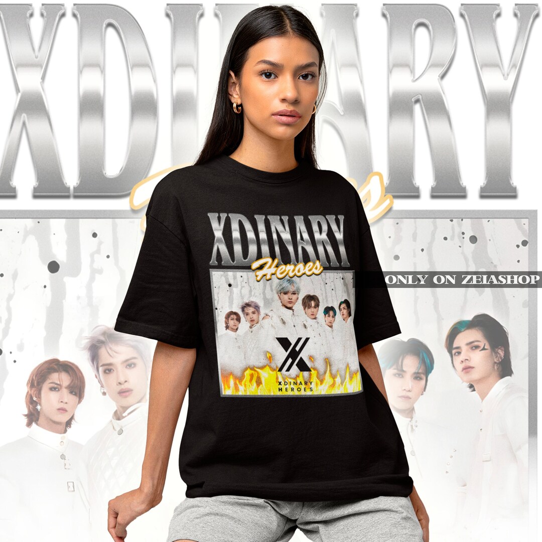 Xdinary Heroes Retro Classic Tee Xdinary Heroes Shirt Kpop T-shirt Kpop ...