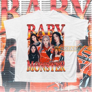 RETRO BABYMONSTER KPOP Shirt, Babymonster Kpop Sweater & Hoodie ...
