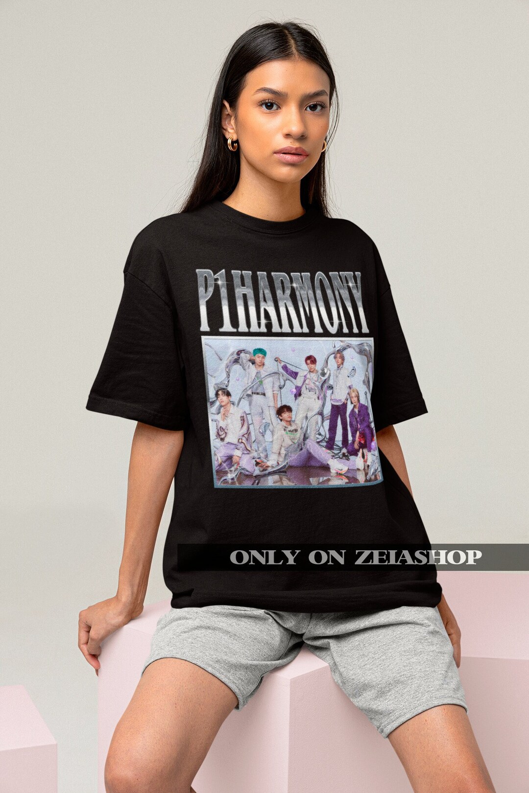 P1harmony Retro Classic Shirt Kpop Bootleg Shirt Kpop Merch Kpop Gift ...