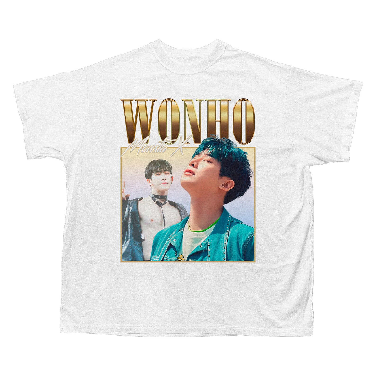 Monsta X Wonho Retro T-shirt Monsta X Shirt Kpop Shirt - Etsy
