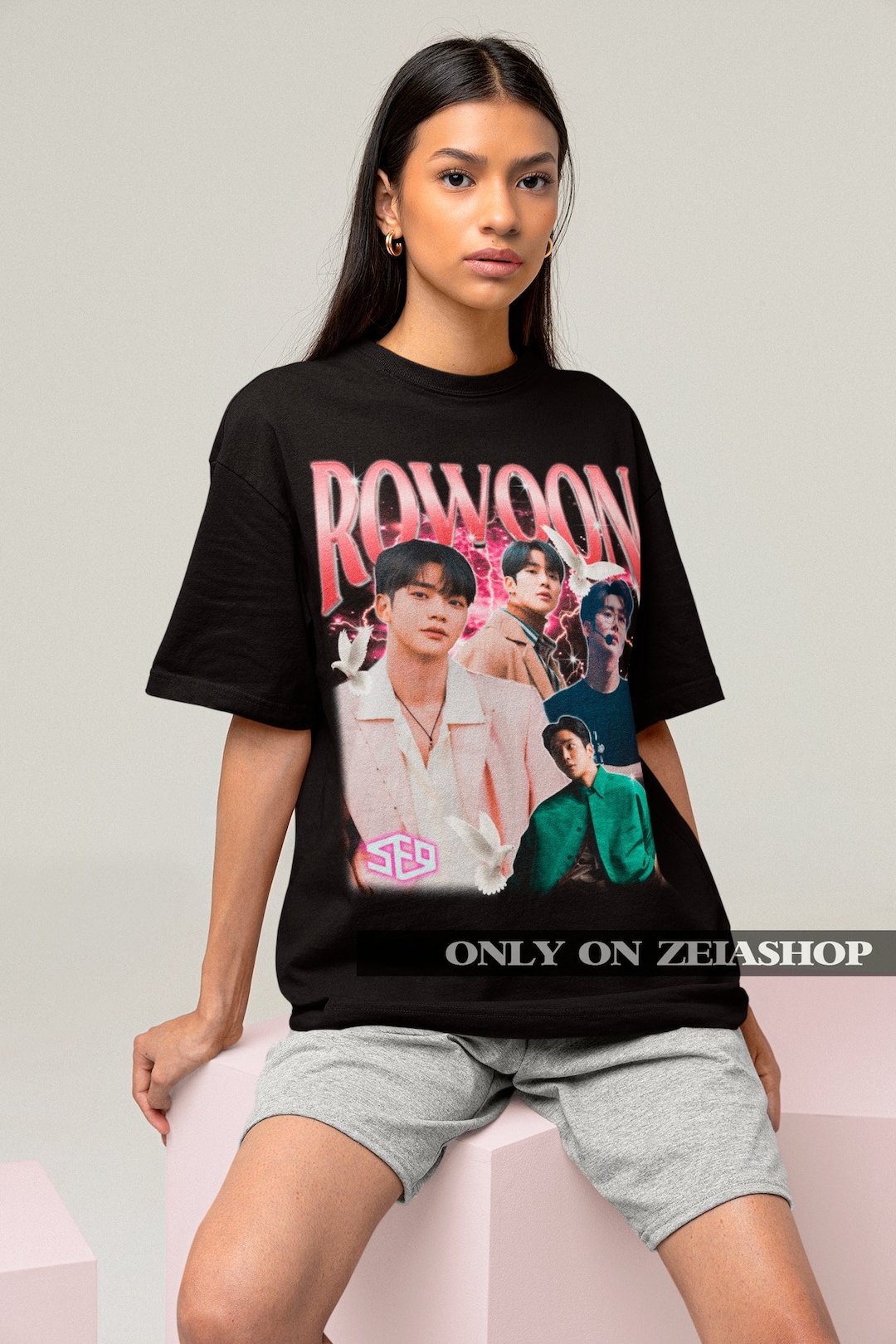 SF9 Rowoon Retro Bootleg T-shirt Kpop Merch Kpop Gift for Her or Him ...
