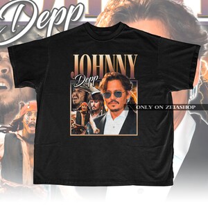 Johnny Depp Retro 90s Tee - Pirate Johnny Depp - Justice Johnny Depp ...