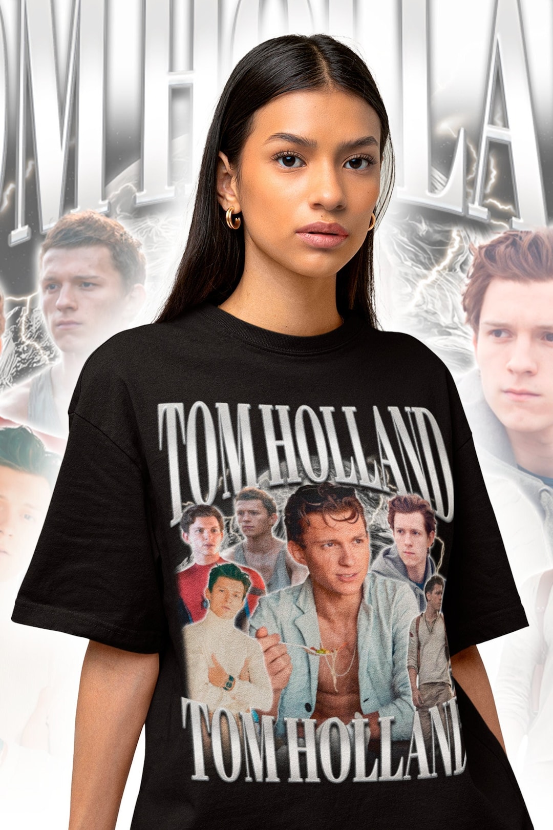 Retro Tom Holland T-shirt Tom Holland Sweater Tom Holland Fan Gift for ...