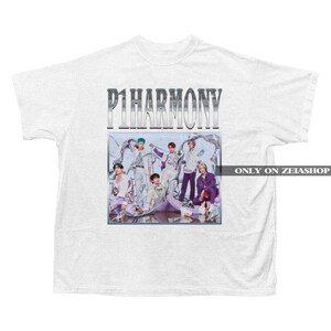 P1harmony Retro Classic Shirt Kpop Bootleg Shirt Kpop Merch Kpop Gift ...