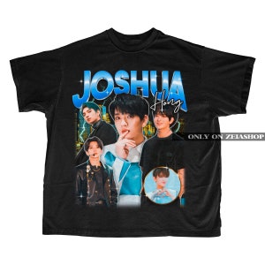 Seventeen Joshua Retro 90s T-shirt Seventeen Kpop Tee Kpop Merch Kpop ...