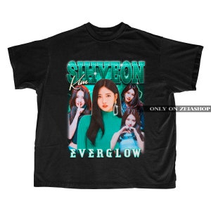 Everglow Shiyeon Retro 90s Bootleg T-shirt Kpop Shirt Kpop Merch Kpop ...