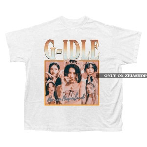 Gi-dle Retro Classic T-shirt Kpop Bootleg Shirt Kpop Gift for Her or ...