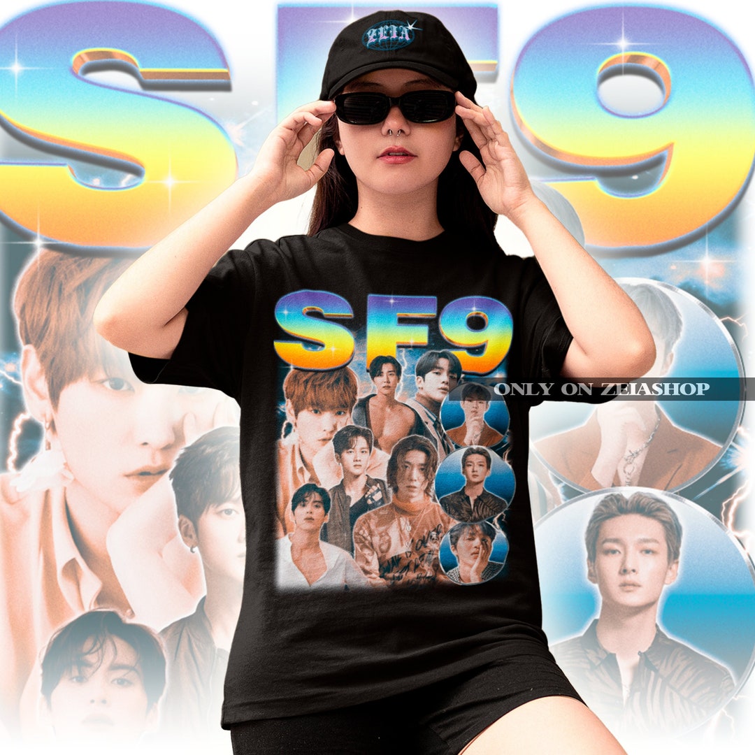 SF9 Retro 90s Tee K-pop Inspired Shirt SF9 Fan Merch - Etsy