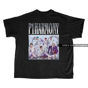 P1harmony Retro Classic Shirt Kpop Bootleg Shirt Kpop Merch Kpop Gift ...