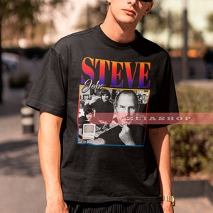 Retro Steve Jobs T-shirt Steve Jobs Sweater Steve Jobs Homage Tee Steve ...