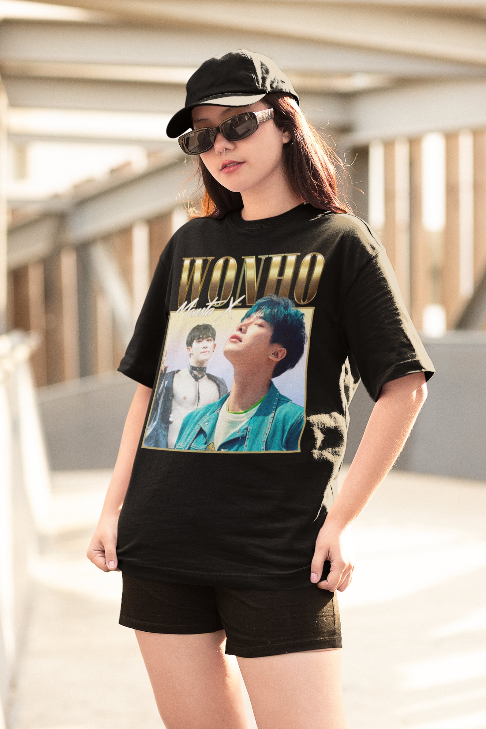 Monsta X Wonho Retro T-shirt Monsta X Shirt Kpop Shirt - Etsy