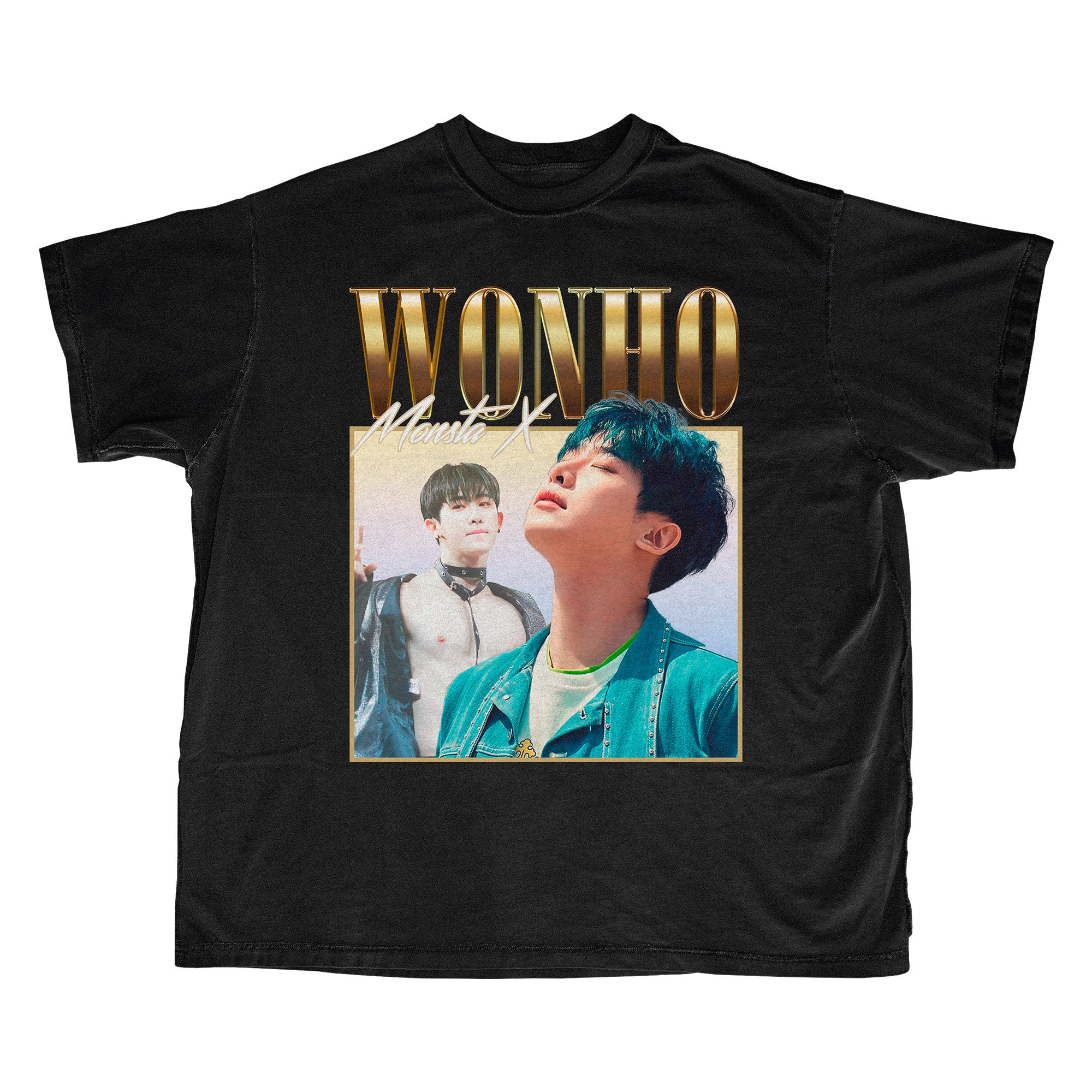 Monsta X Wonho Retro T-shirt Monsta X Shirt Kpop Shirt - Etsy