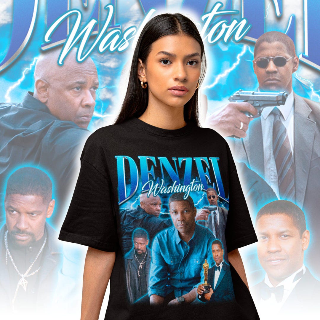 Retro Denzel Washington Unisex T-shirt - Denzel Washington Sweatshirt ...
