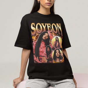 Gidle Soyeon Tee: Trendy Bootleg Style K-pop Shirt Kpop Merch Kpop ...