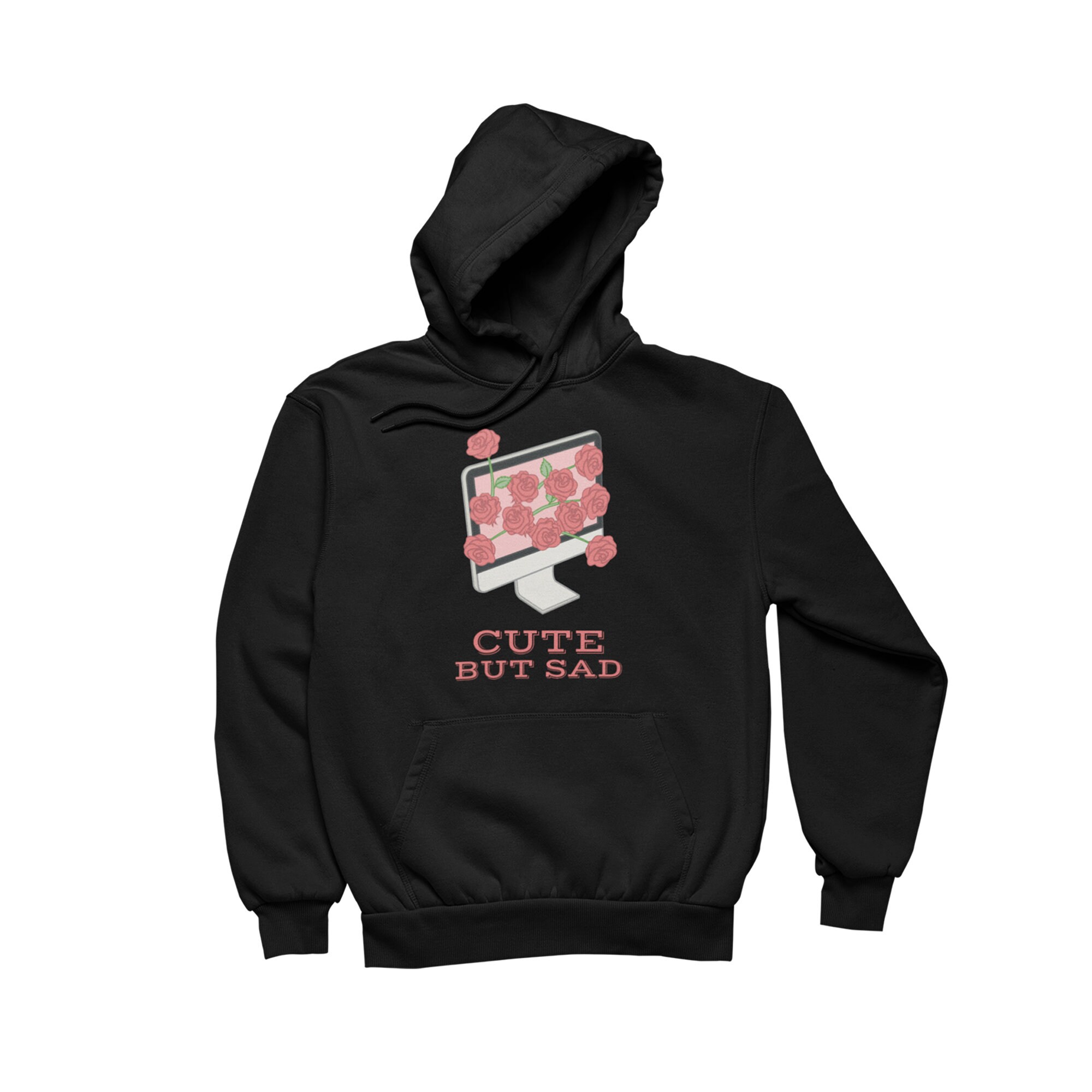 Cute but Sad Hoodie Kawaii Clothing Aesthetic Hoodie | Etsy
