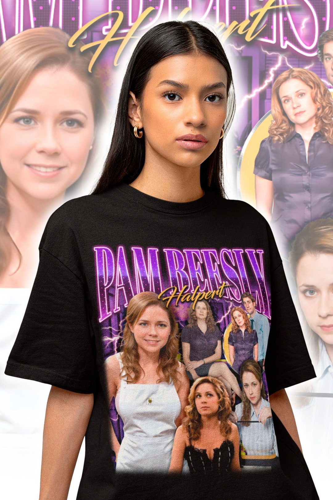 Pam Beesly Retro 90s Tee Pam Beesly Sweatshirt Pam Beesly Fan Merch Pam ...