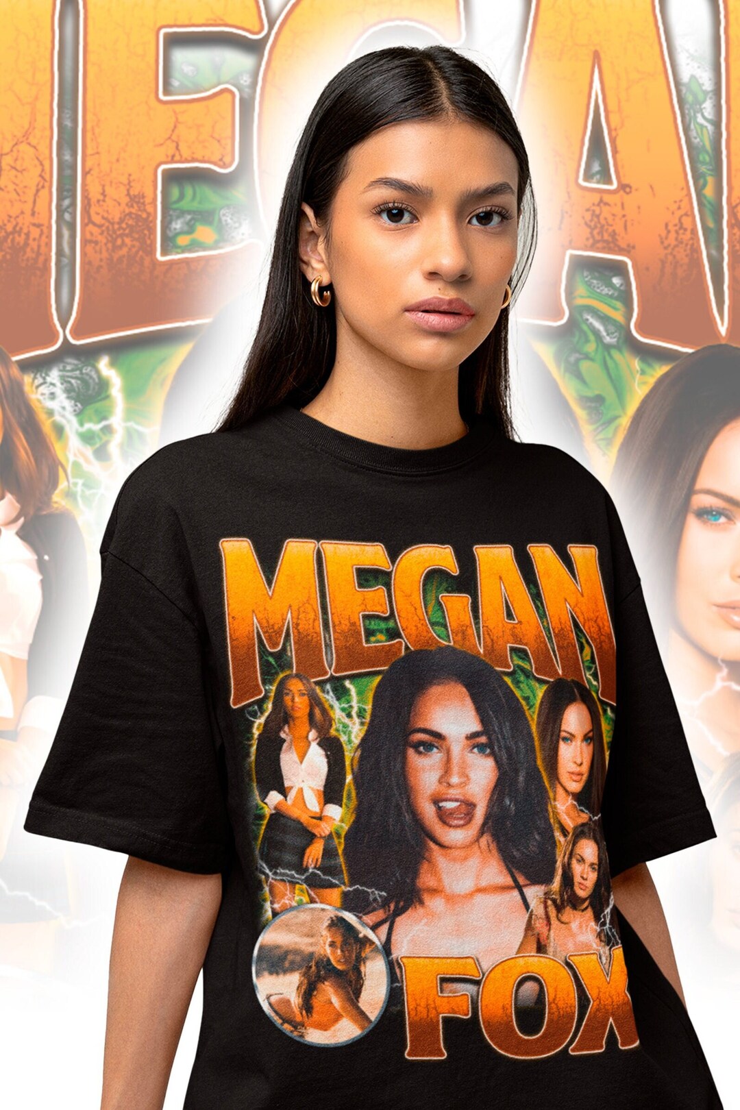 Megan Fox Retro 90s Shirt Megan Denise Fox Tee Megan Fox Homage Megan