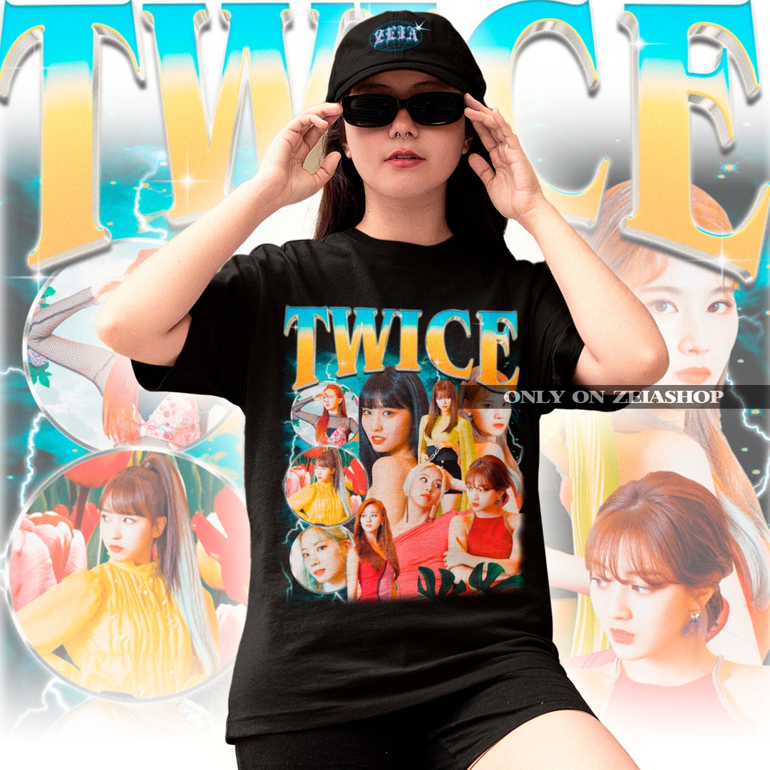 Twice Retro Bootleg Shirt: Vintage K-pop Fan Apparel Kpop Shirt Kpop ...