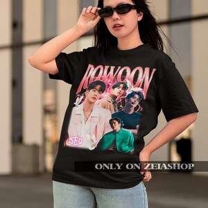 SF9 Rowoon Retro Bootleg T-shirt Kpop Merch Kpop Gift for Her or Him ...