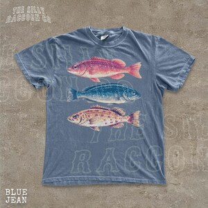 Vintage Fish Shirt, Nature Lover Gift, Retro Fishing T-shirt for Men ...