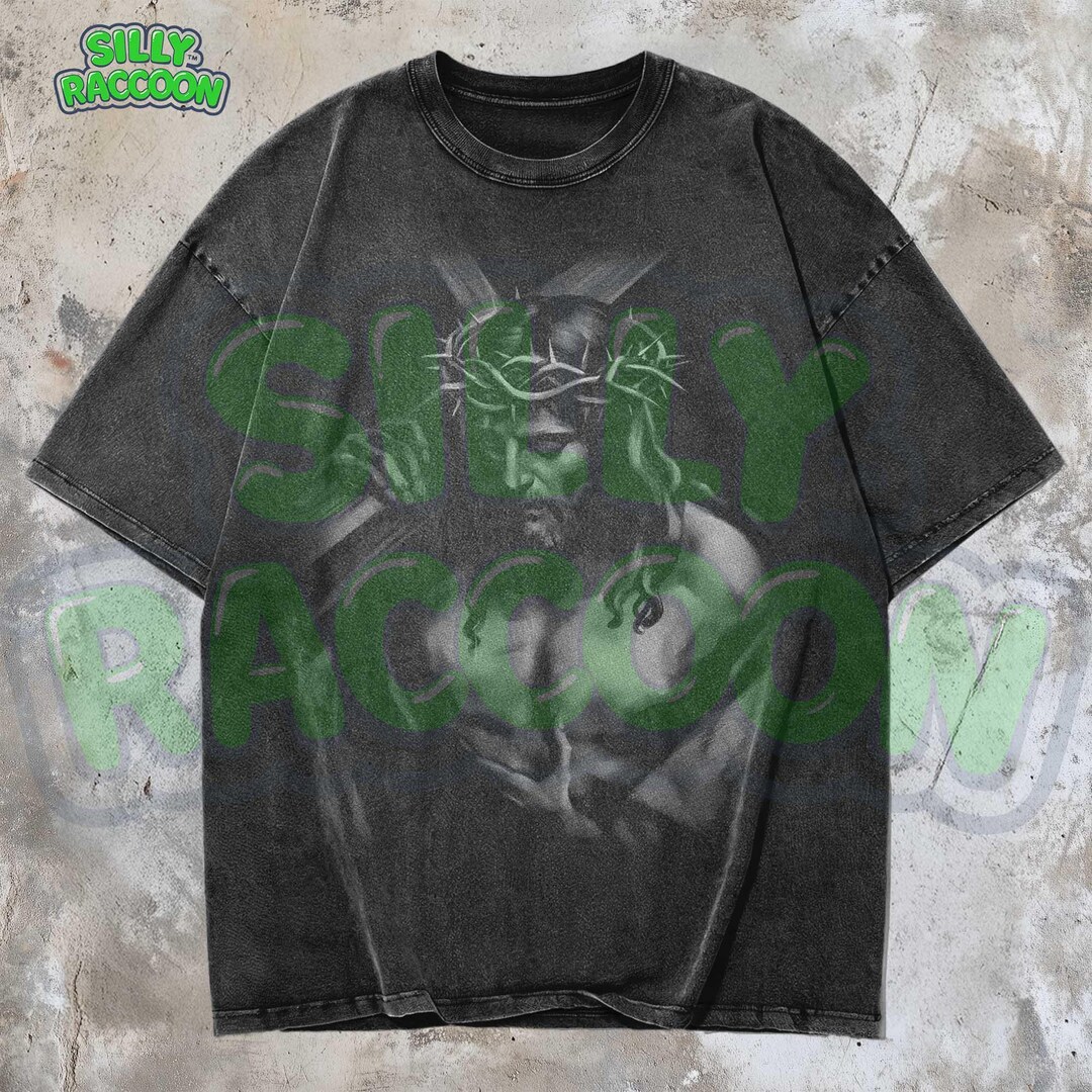 Vintage Jesus Christ Y2k T-shirt | Religious Streetwear Oversized Tee ...
