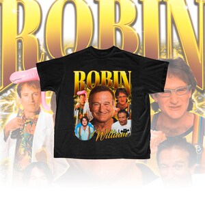 Retro Robin Williams T-shirt - Robin Williams Sweatshirt - Robin ...