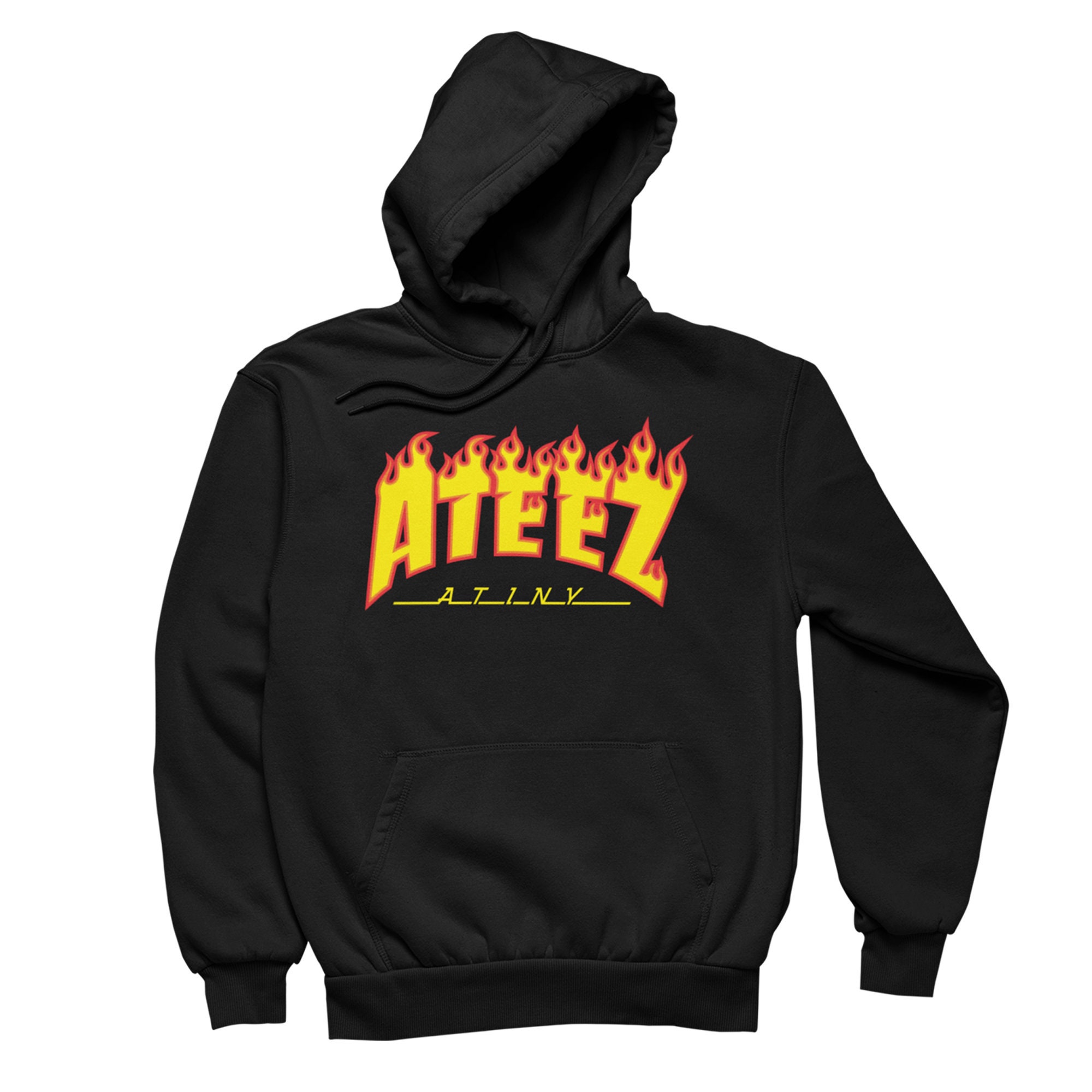 ATEEZ Flame Hoodie Ateez Sweatshirt Kpop Merch Kpop Hoodie | Etsy