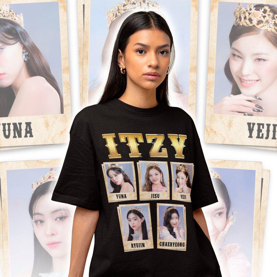 Itzy Collage T-shirt Itzy Retro Sweatshirt Itzy Midzy Tee Itzy Kpop Hoodie Itzy Fan Gift Itzy ...