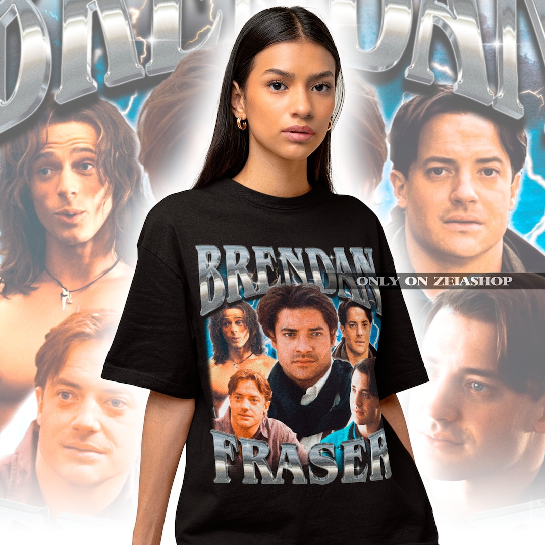 Brendan Fraser Retro Shirt - Brendan Fraser Merch - Brendan Fraser ...