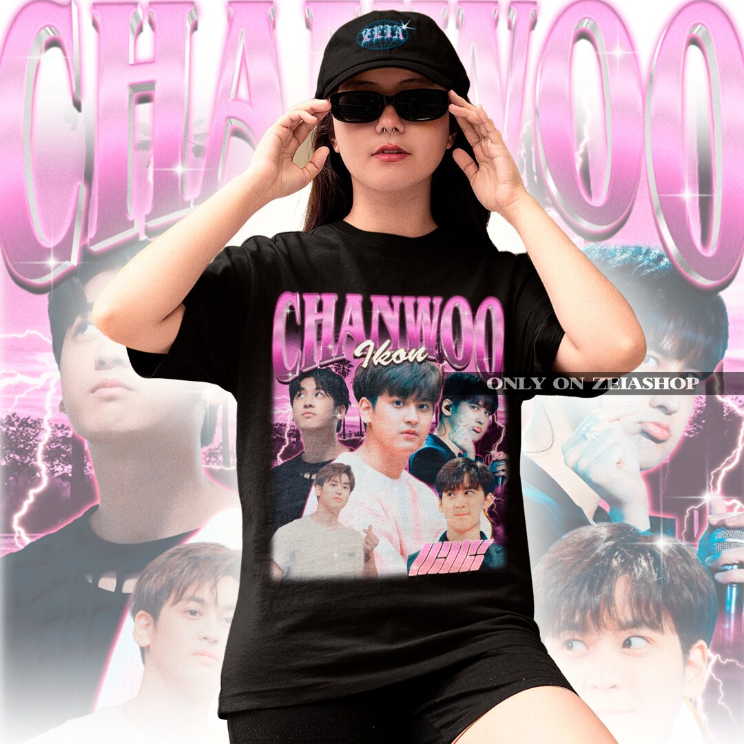 Ikon Chanwoo Bootleg Tee: Stand Out as an Ikon Fan Kpop Shirt Kpop ...